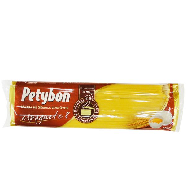 Macarrão com Ovos Espaguete Petybon 500g - coopsp Macarrão com Ovos Espaguete Petybon 500g - coopsp