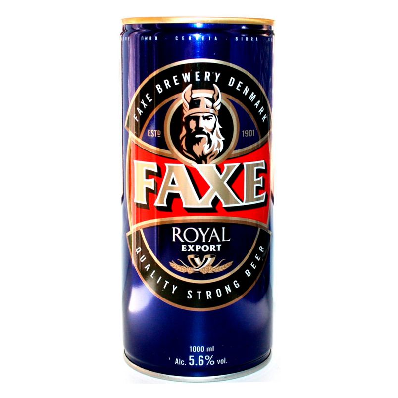 Cerveja Faxe Royal Lata 1 Litro - coopsp